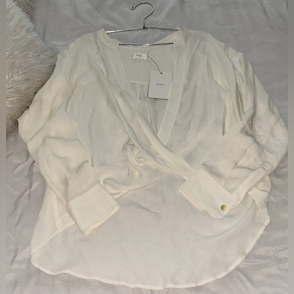 A.L.C. | Tops | Alc Draped Blouse | Poshmark